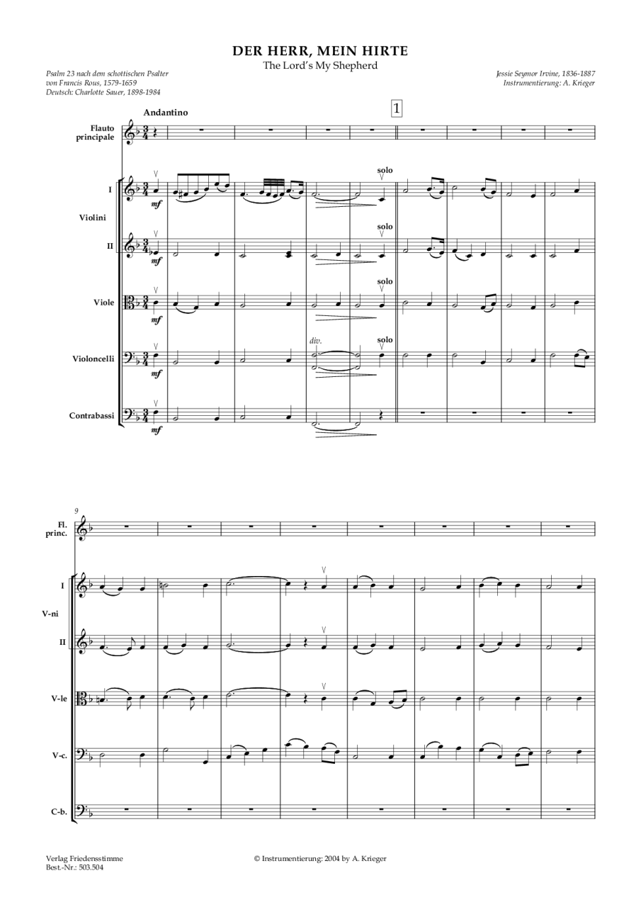 Der Herr, mein Hirte